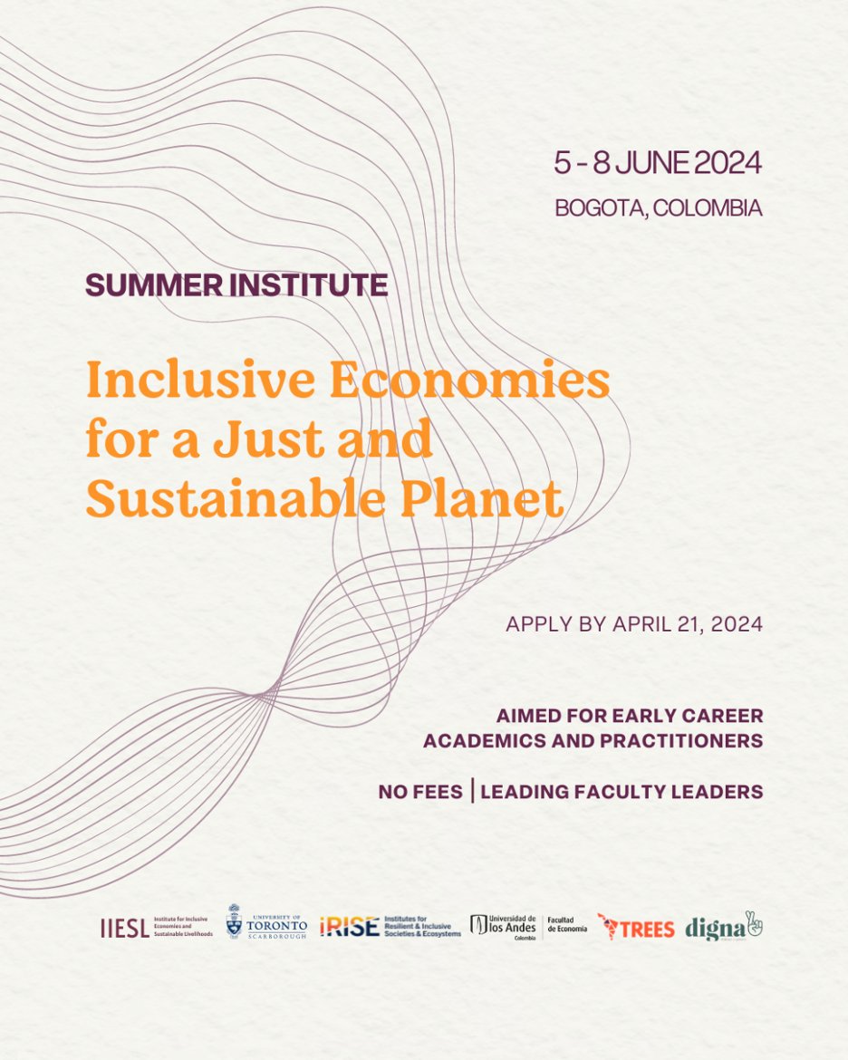 Summer Institute: Inclusive Economies for a Just and Sustainable Planet ...